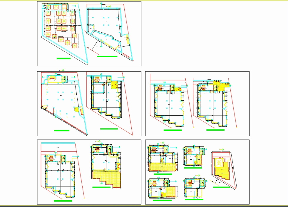 Event hall in AutoCAD | Download CAD free (589.63 KB) | Bibliocad