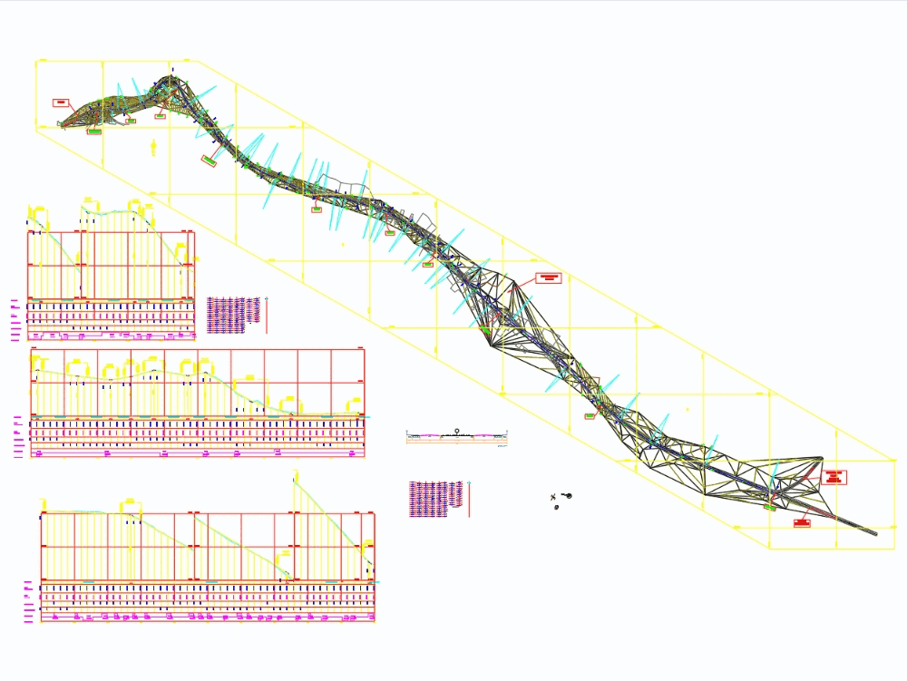 Projet routier dans AutoCAD | Téléchargement CAD gratuit (1.29 MB ...