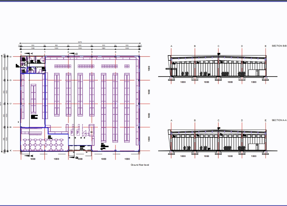 Centro Comercial En Autocad Descargar Cad Gratis 314 99 Kb Bibliocad