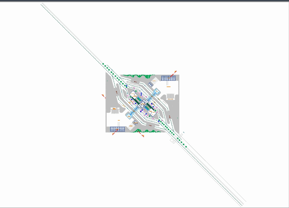 Border complex in AutoCAD | Download CAD free (1.9 MB) | Bibliocad