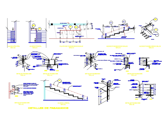 Detalle de baranda en AutoCAD | Descargar CAD (276.21 KB) | Bibliocad