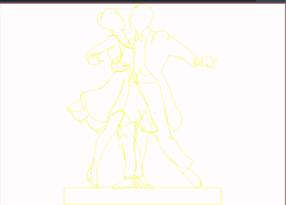 Dancers in DXF | Download CAD free (57.49 KB) | Bibliocad