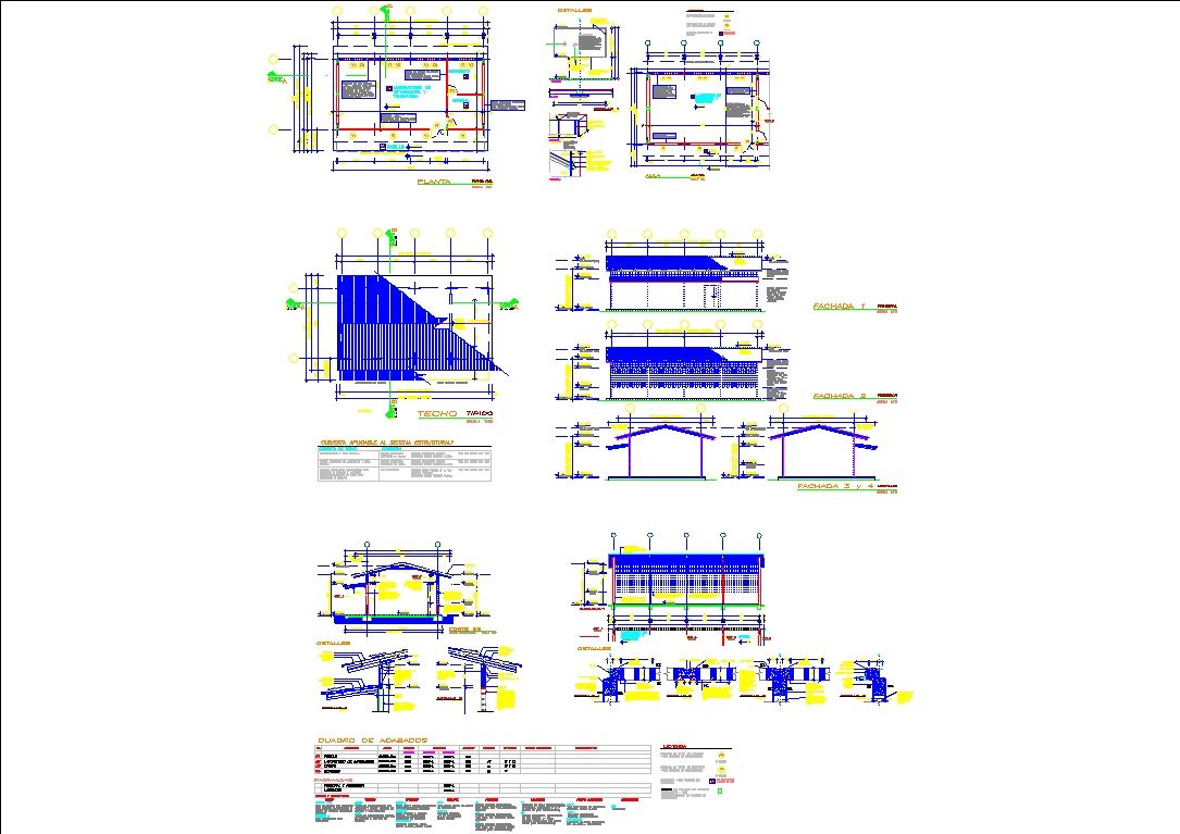 Aula de telematica e informatica en AutoCAD | CAD (2.4 MB) | Bibliocad