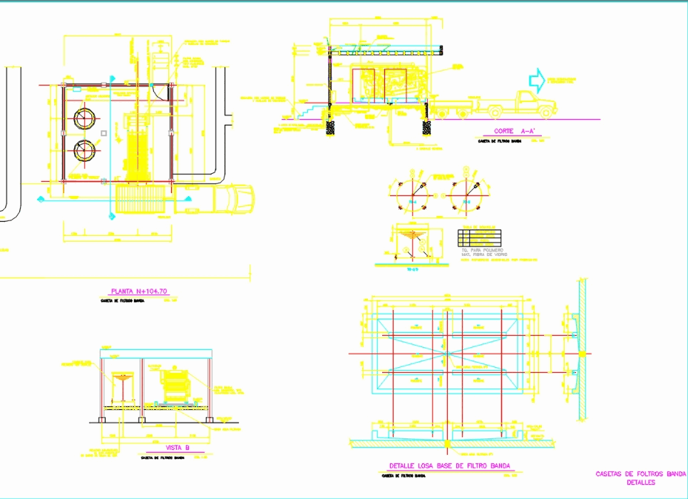 Filtro banda en AutoCAD | Descargar CAD (281.47 KB) | Bibliocad