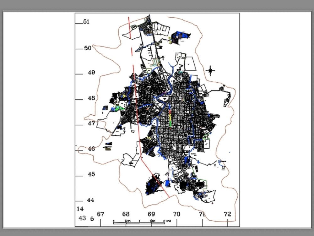 Plano de la ciudad de esteli nicaragua (2.63 MB) | Bibliocad