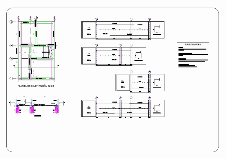 Housing 2 levels in AutoCAD | CAD download (570.41 KB) | Bibliocad