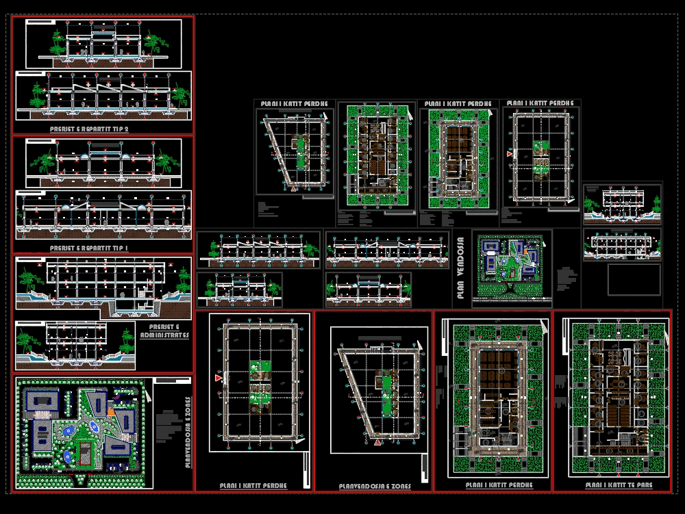 Industrial building in AutoCAD | CAD download (1.38 MB) | Bibliocad