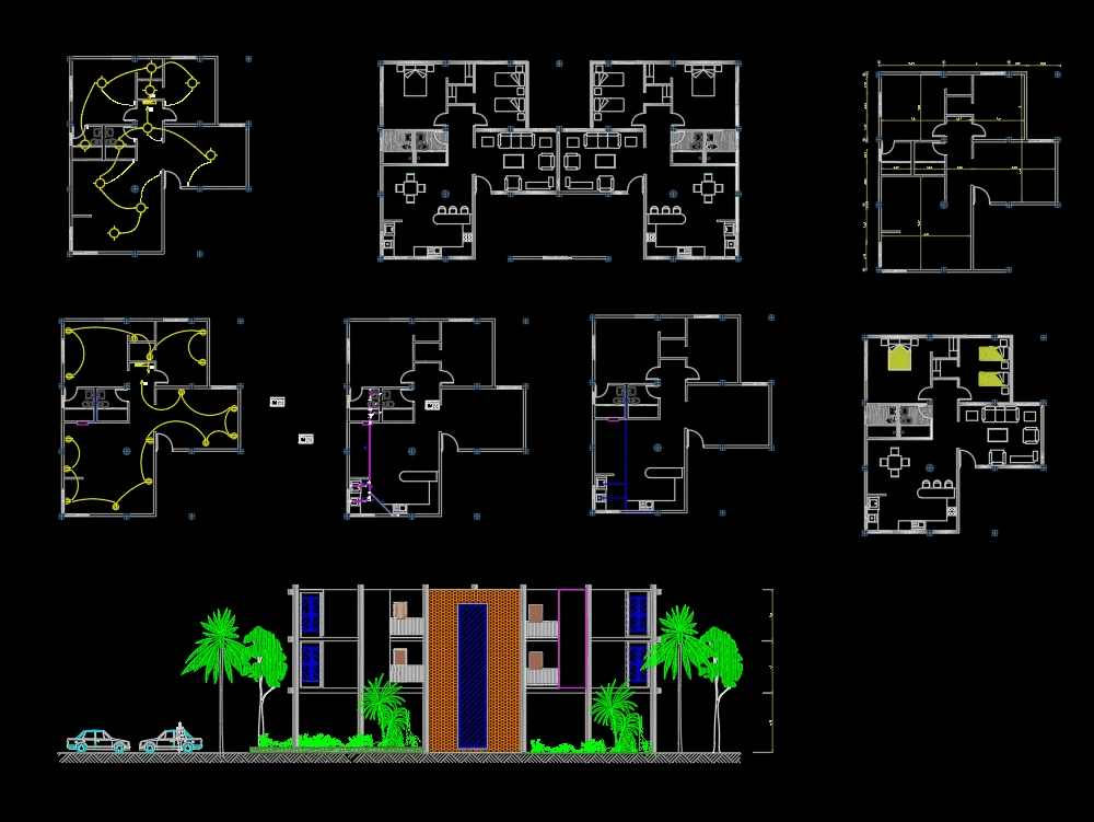 Maison unifamiliale dans AutoCAD | Téléchargement CAD gratuit (6.69 MB) | Bibliocad
