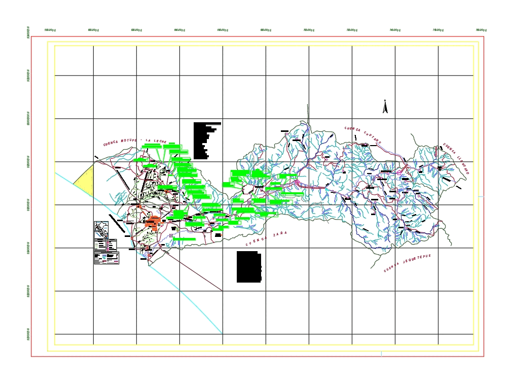 Plano chancay en AutoCAD | Descargar CAD gratis (500.72 KB) | Bibliocad