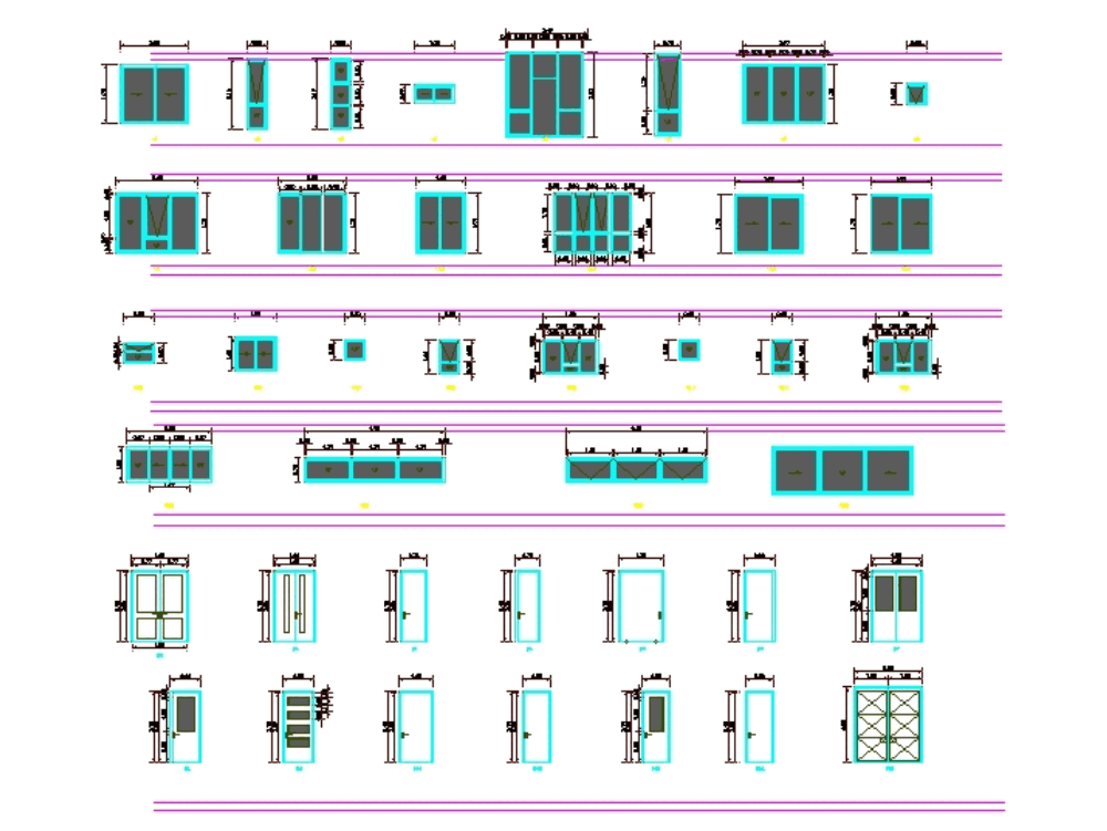 Details Of Windows In AutoCAD Download CAD Free 217 91 KB Bibliocad