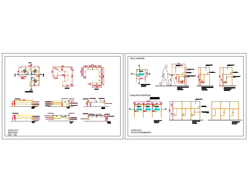 Mobiliario en AutoCAD | Descargar CAD (231.19 KB) | Bibliocad