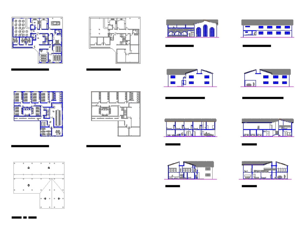 Casa en AutoCAD | Descargar CAD gratis (8.17 MB) | Bibliocad