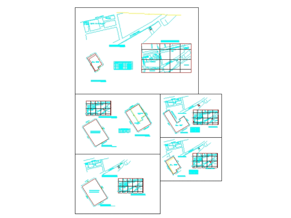 Plano de subdivision en AutoCAD | Descargar CAD (286.79 KB) | Bibliocad