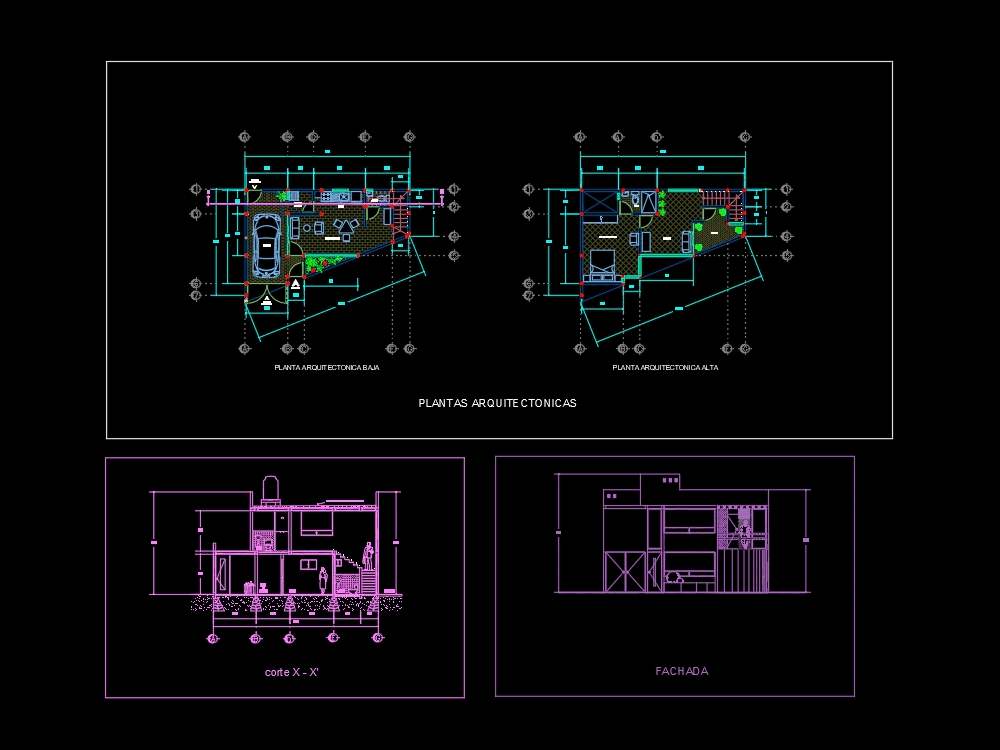 Vivienda irregular en AutoCAD | Descargar CAD gratis (447.48 KB ...