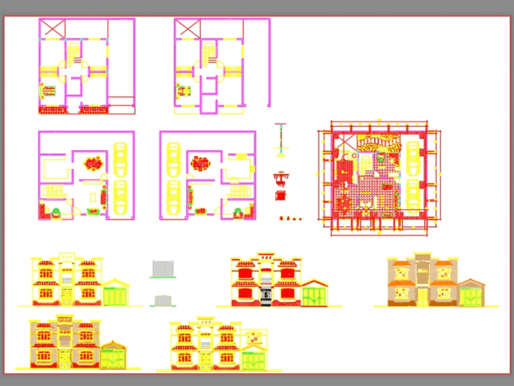Chon loco vivienda en AutoCAD | Descargar CAD (2.65 MB) | Bibliocad