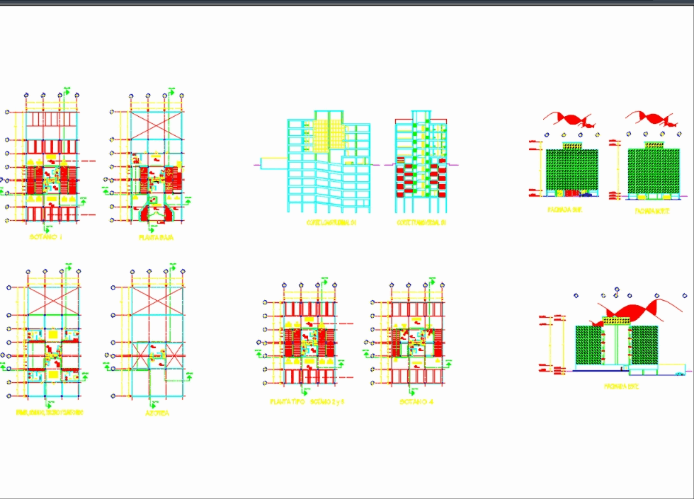 Edifício De Escritórios Em Autocad Baixar Cad Grátis 676 9 Kb