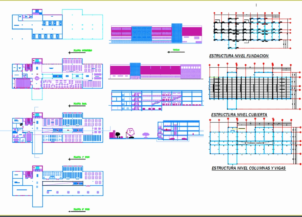 Library in AutoCAD | CAD download (3 MB) | Bibliocad