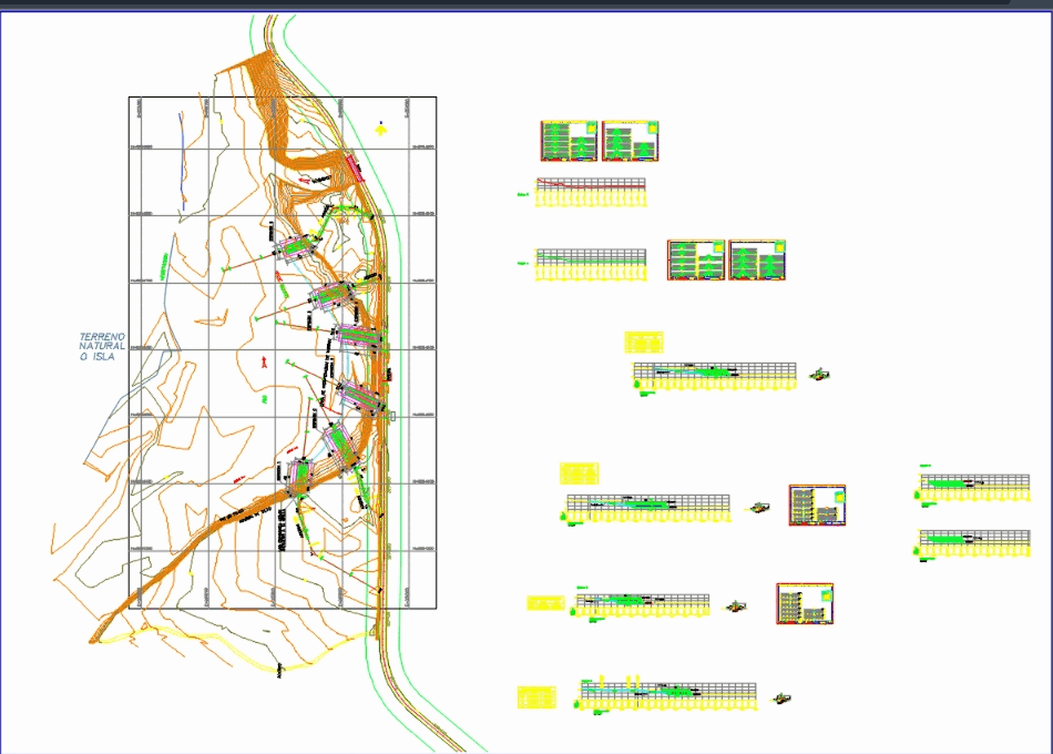 Gabion groynes in AutoCAD | CAD download (1.82 MB) | Bibliocad