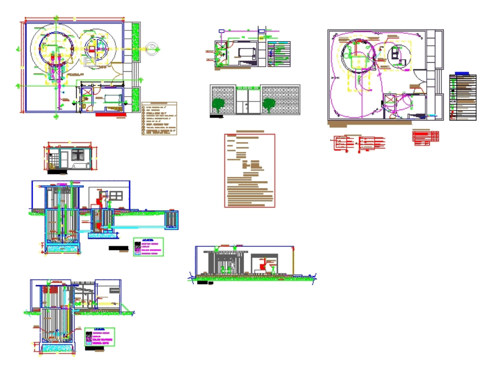 Camara de bombeo en AutoCAD | Descargar CAD (570.36 KB) | Bibliocad