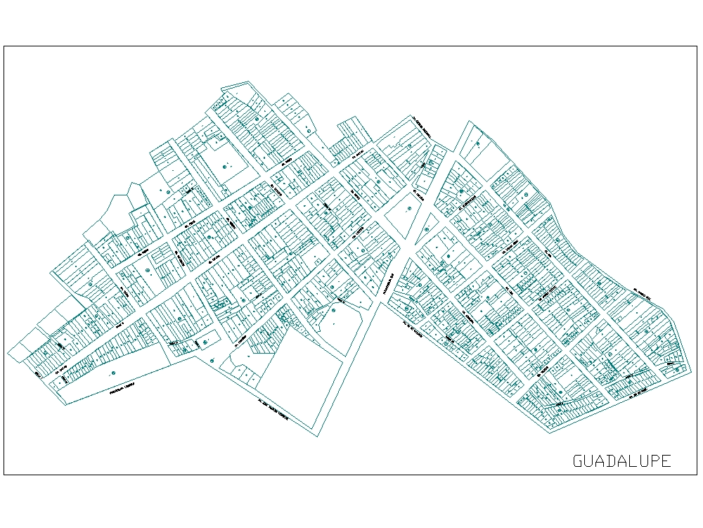 Guadalupe en AutoCAD | Descargar CAD gratis (5.19 MB) | Bibliocad