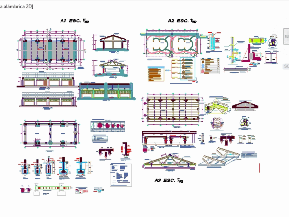 Classrooms in AutoCAD | CAD download (531.11 KB) | Bibliocad
