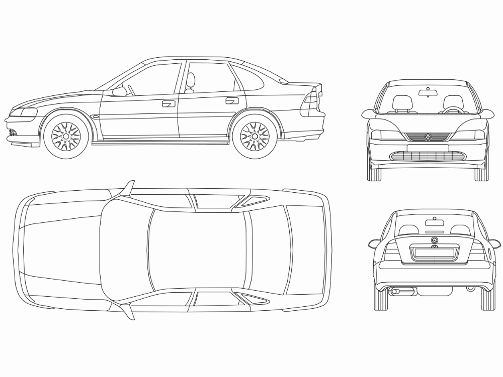 Vectra en AutoCAD | Descargar CAD (42.17 KB) | Bibliocad