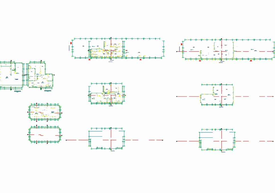 Fire station in AutoCAD | CAD download (2.8 MB) | Bibliocad