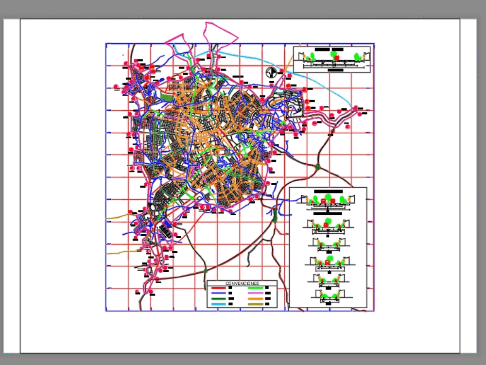 Plano de sincelejo en AutoCAD | Descargar CAD gratis (1.31 MB) | Bibliocad