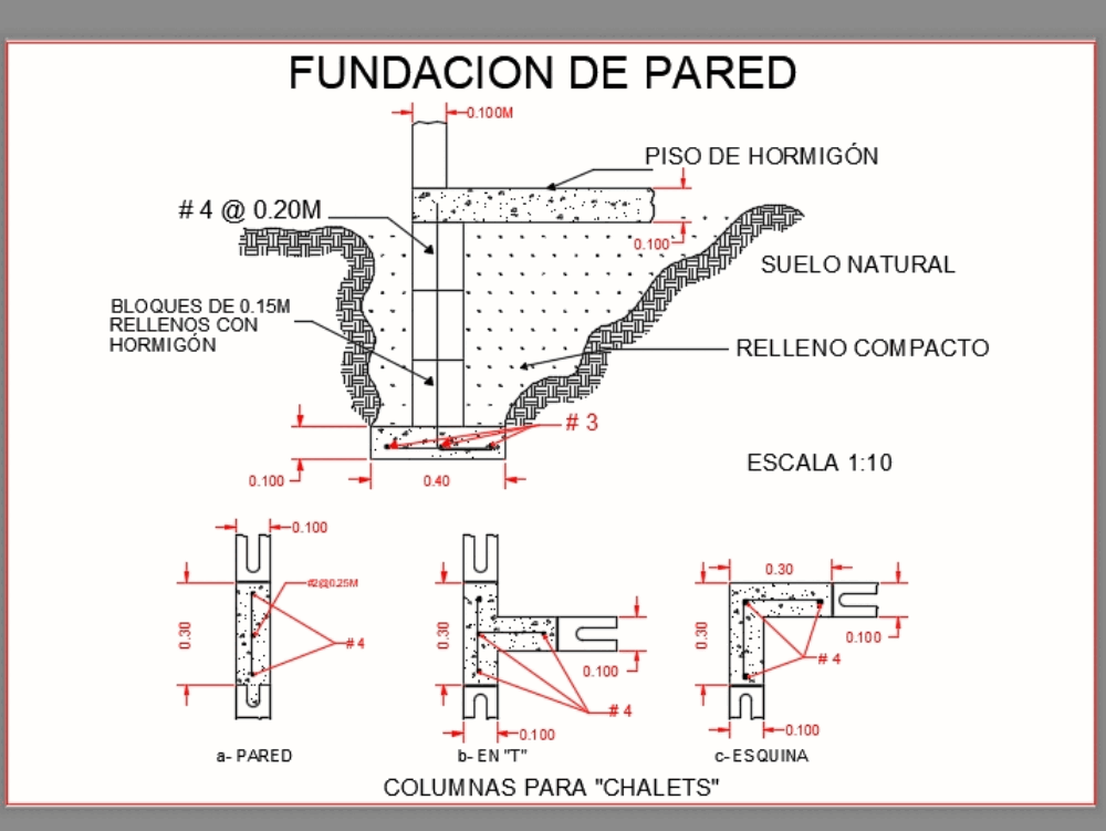 Fundações Em Autocad Baixar Cad 81 12 Kb Bibliocad