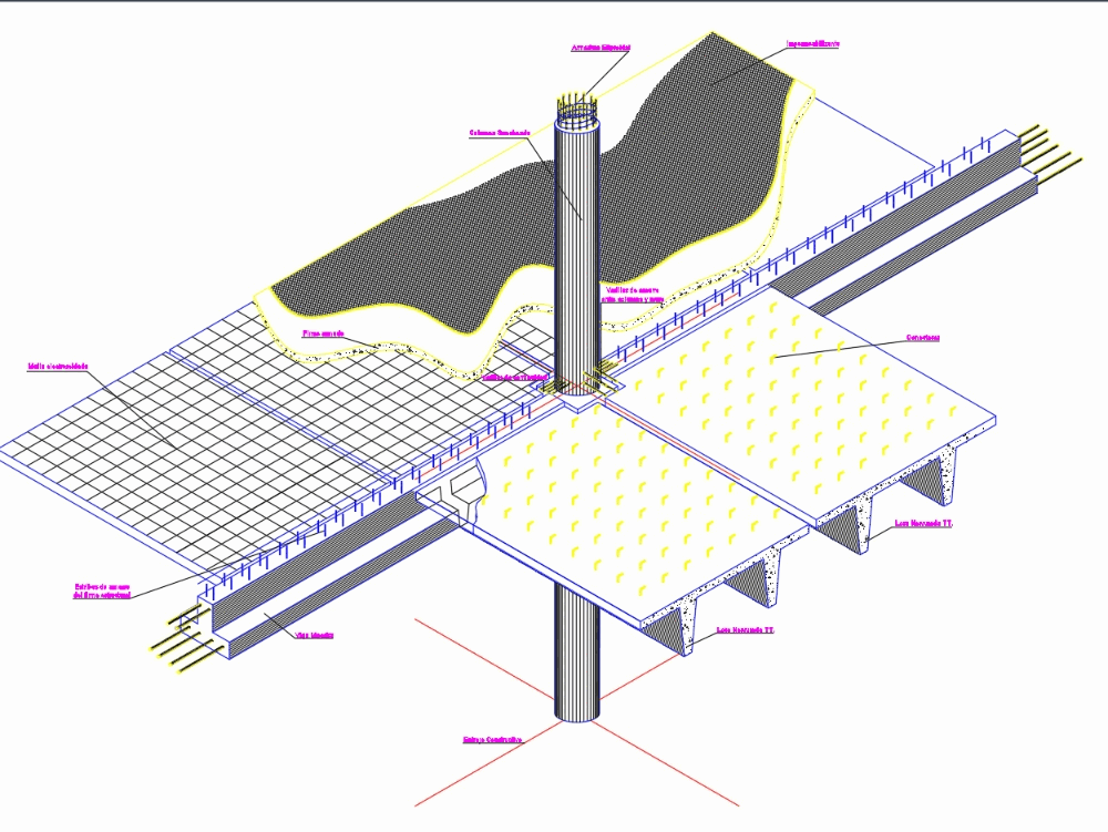 Losa tt prefabricada en AutoCAD | Descargar CAD (129.82 KB) | Bibliocad