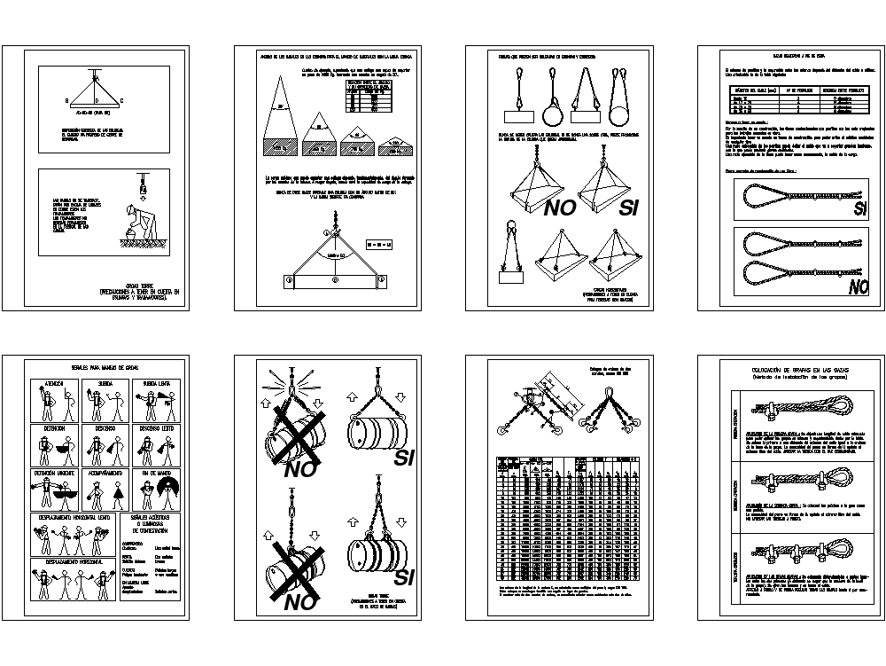 Senales para el manejo de gruas en AutoCAD | CAD (582.58 KB) | Bibliocad Senales para el manejo de gruas en AutoCAD | CAD (582.58 KB) | Bibliocad