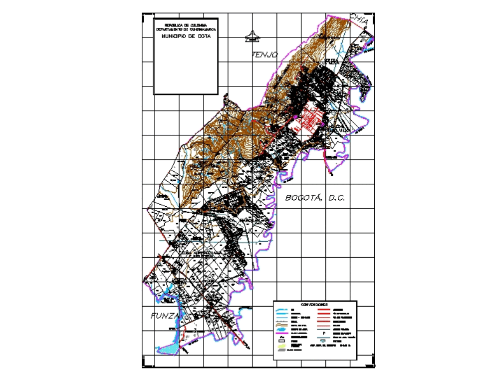 Cartografia cota en AutoCAD | Descargar CAD gratis (5.15 MB) | Bibliocad