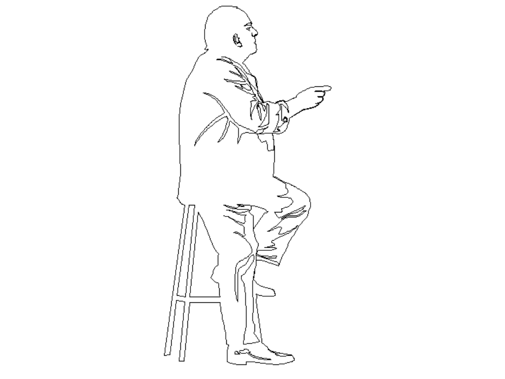 Escalas humanas en AutoCAD | Descargar CAD (5.67 MB) | Bibliocad