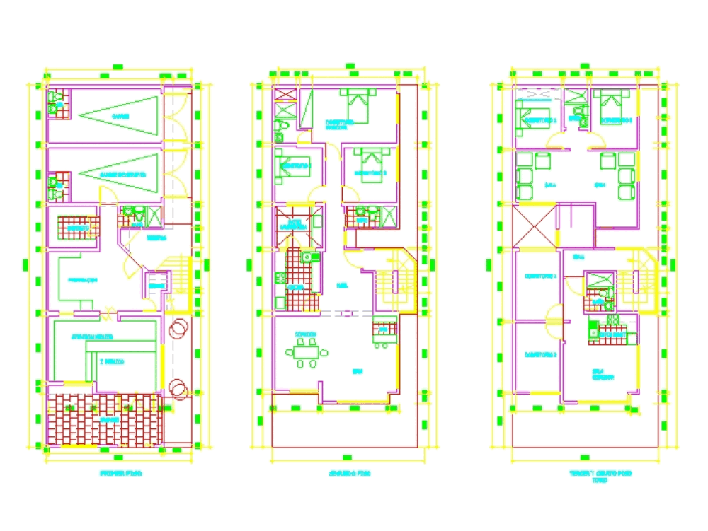 Panaderia en AutoCAD | Descargar CAD (167.33 KB) | Bibliocad