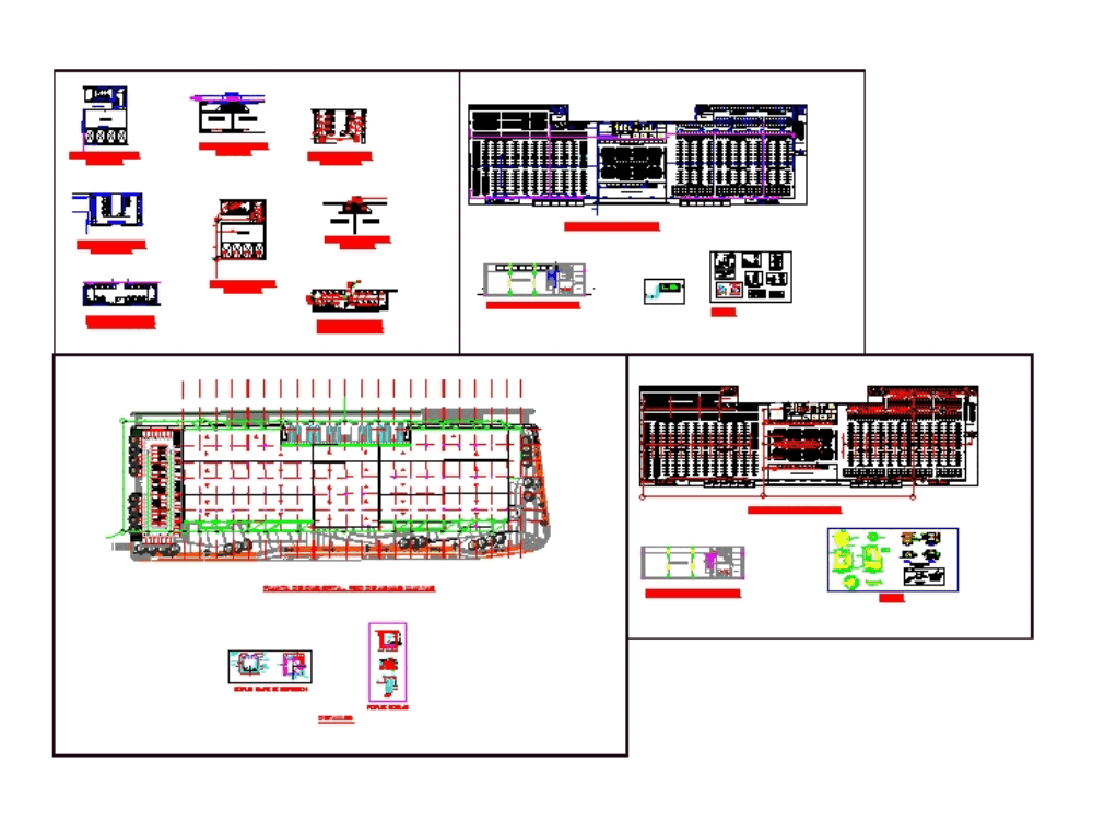 Full Market Place In AutoCAD CAD Download 5 58 MB Bibliocad