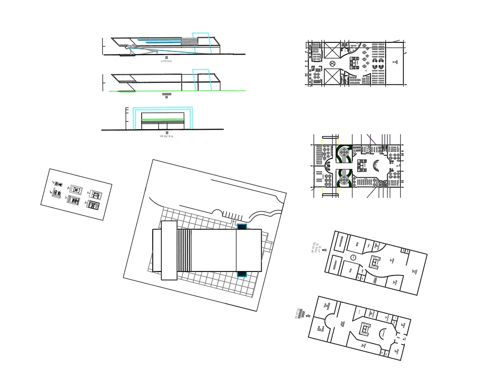 Library in AutoCAD | Download CAD free (313.76 KB) | Bibliocad