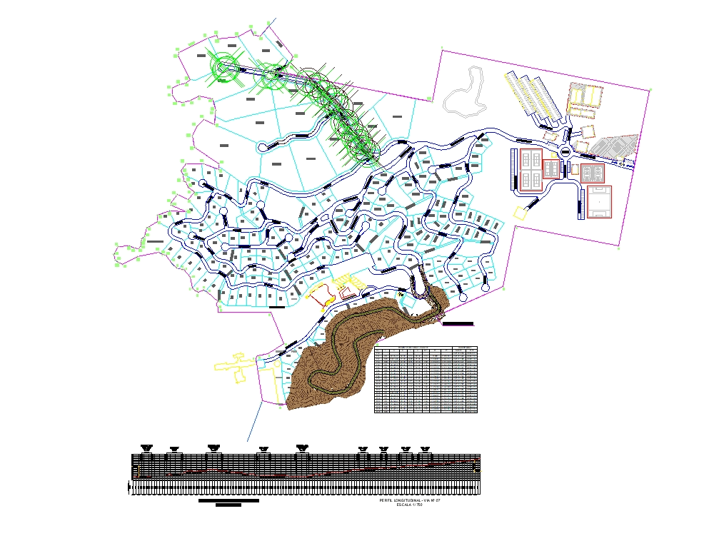 Vista superior y perfil en AutoCAD | Descargar CAD (3.81 MB) | Bibliocad
