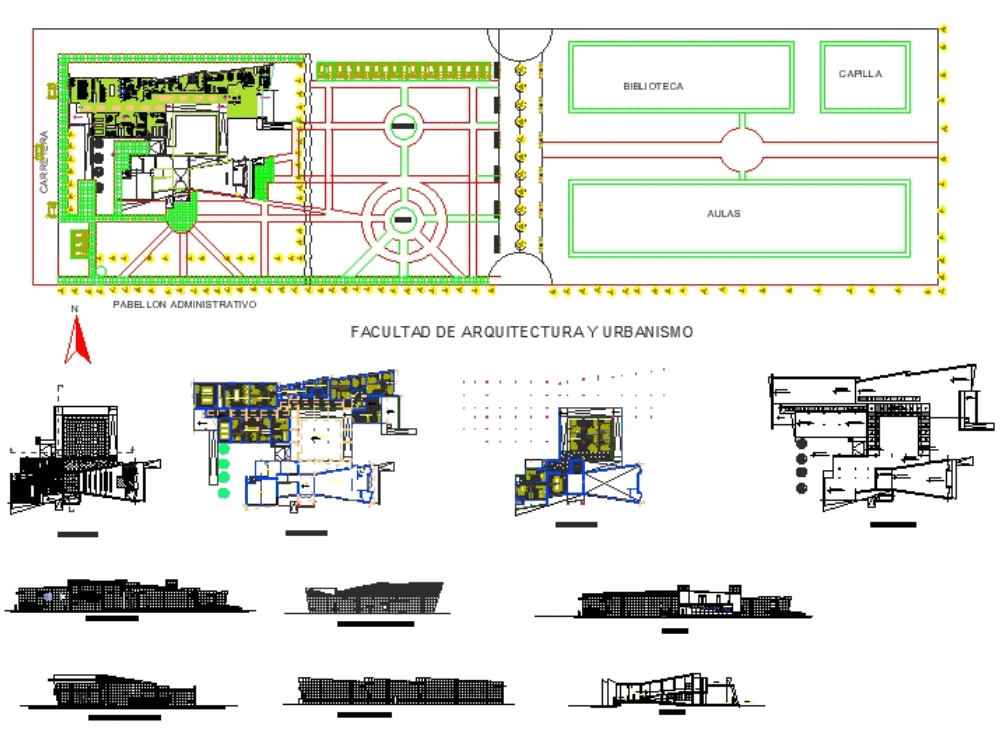 Edificio administrativo en AutoCAD | Descargar CAD (3.29 MB) | Bibliocad