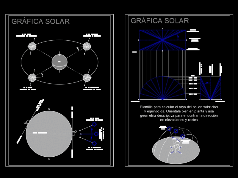 Sol latitud 0 en AutoCAD | Descargar CAD gratis (51.48 KB) | Bibliocad