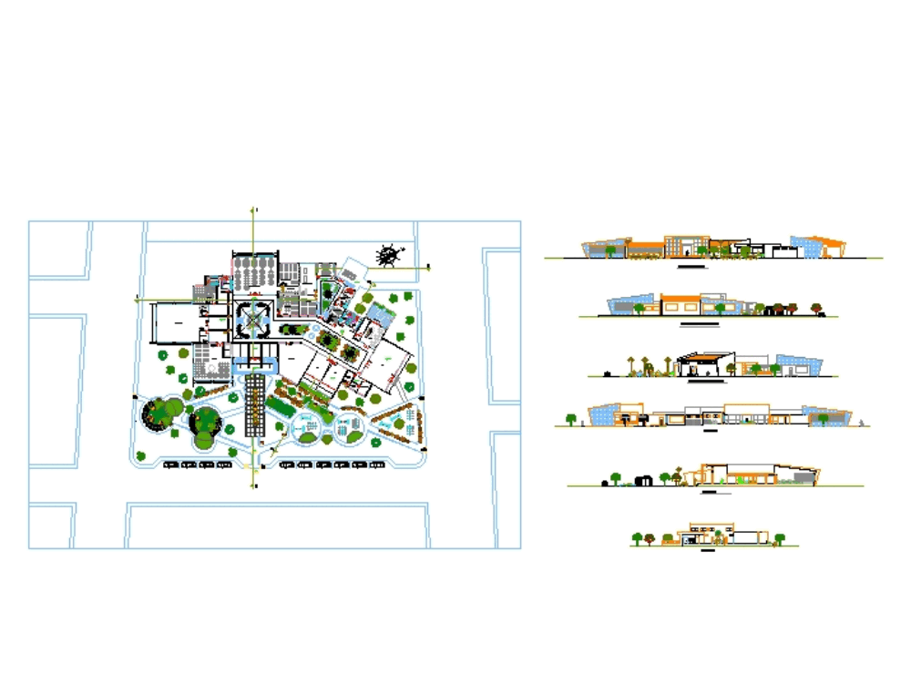 Park Municipal Public Library In AutoCAD CAD 4 45 MB Bibliocad
