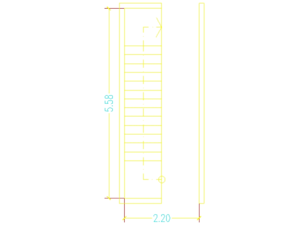 Escaleras en AutoCAD | Descargar CAD gratis (144.76 KB) | Bibliocad