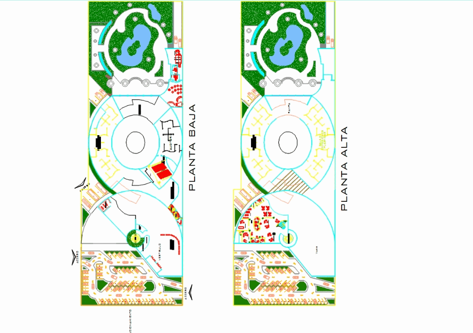 Museo en AutoCAD | Descargar CAD (8.98 MB) | Bibliocad