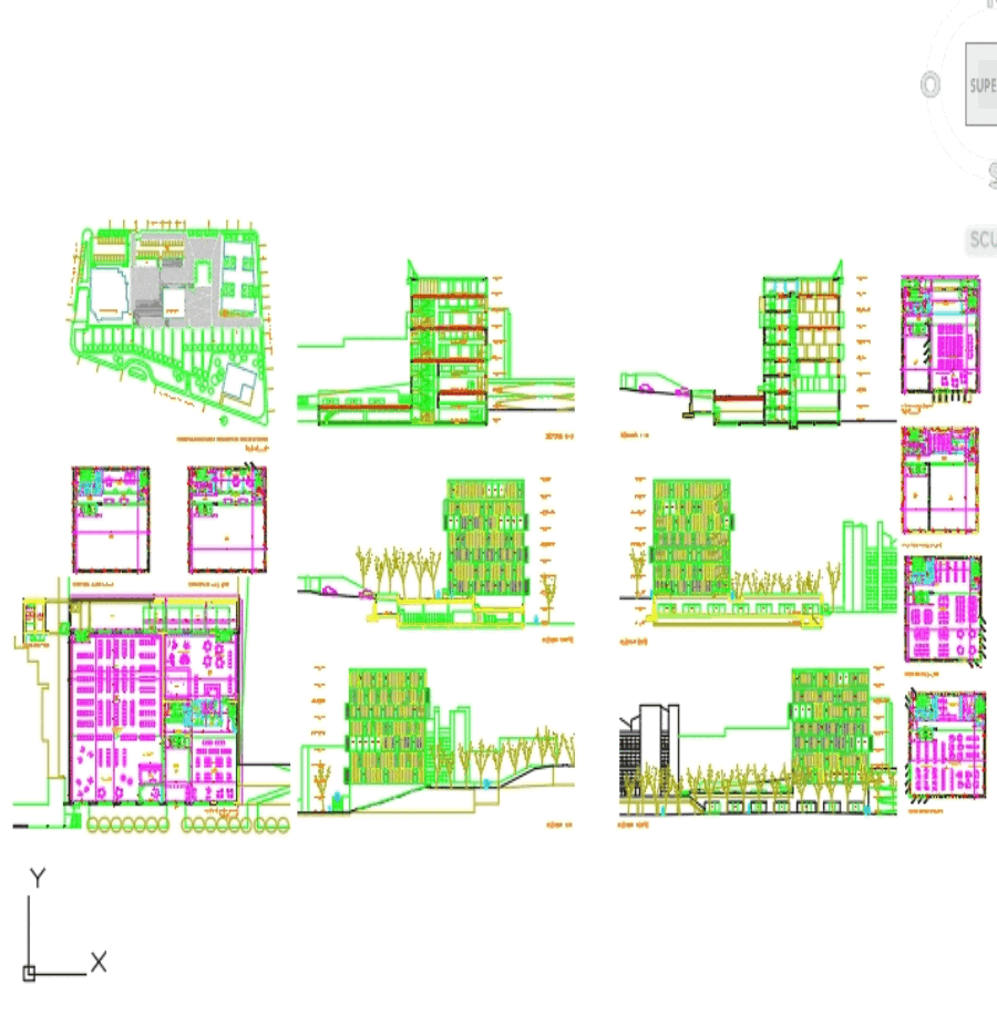 Public library in AutoCAD | CAD download (864.74 KB) | Bibliocad