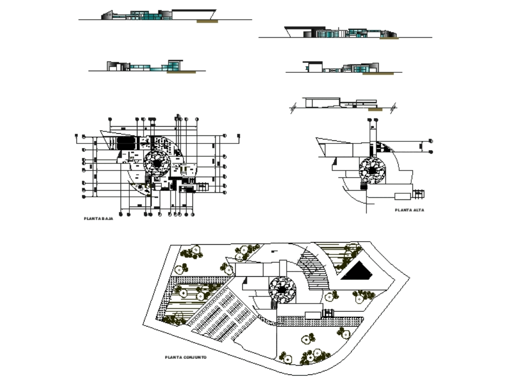 Galeria de arte en AutoCAD | Descargar CAD (1.36 MB) | Bibliocad