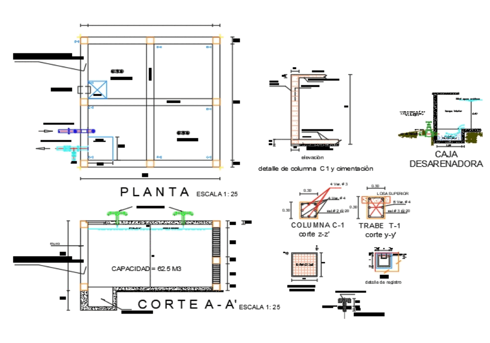 Agua potable en AutoCAD | Descargar CAD (185.36 KB) | Bibliocad