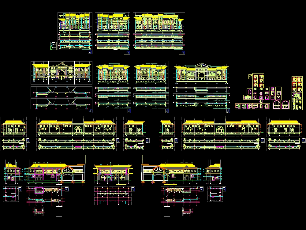 Facade en AutoCAD | Descargar CAD (3.25 MB) | Bibliocad