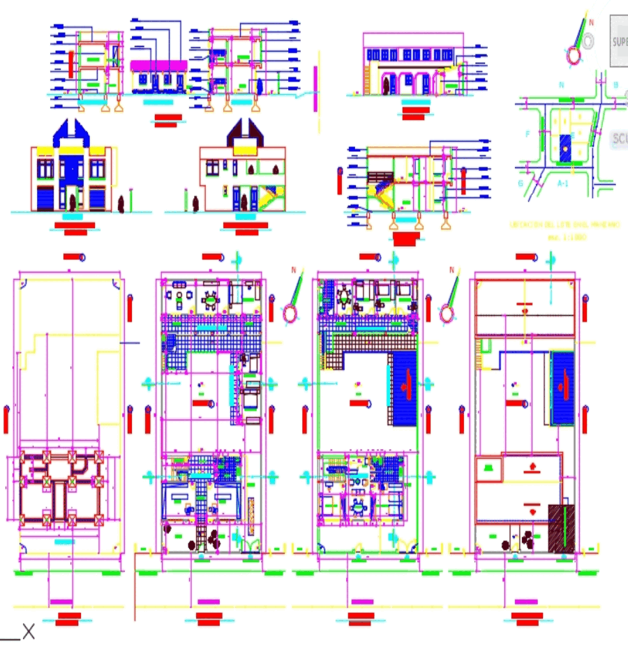 Vivienda Comercio En Autocad Descargar Cad 895 76 Kb Bibliocad