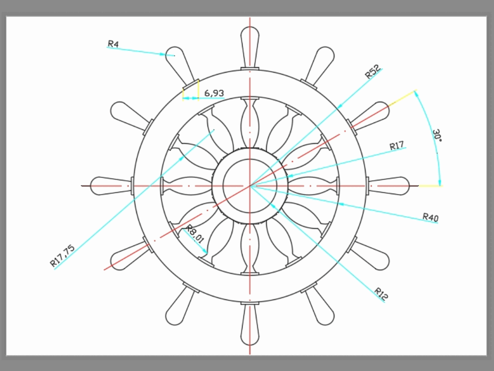 Timon en AutoCAD | Descargar CAD gratis (21.66 KB) | Bibliocad