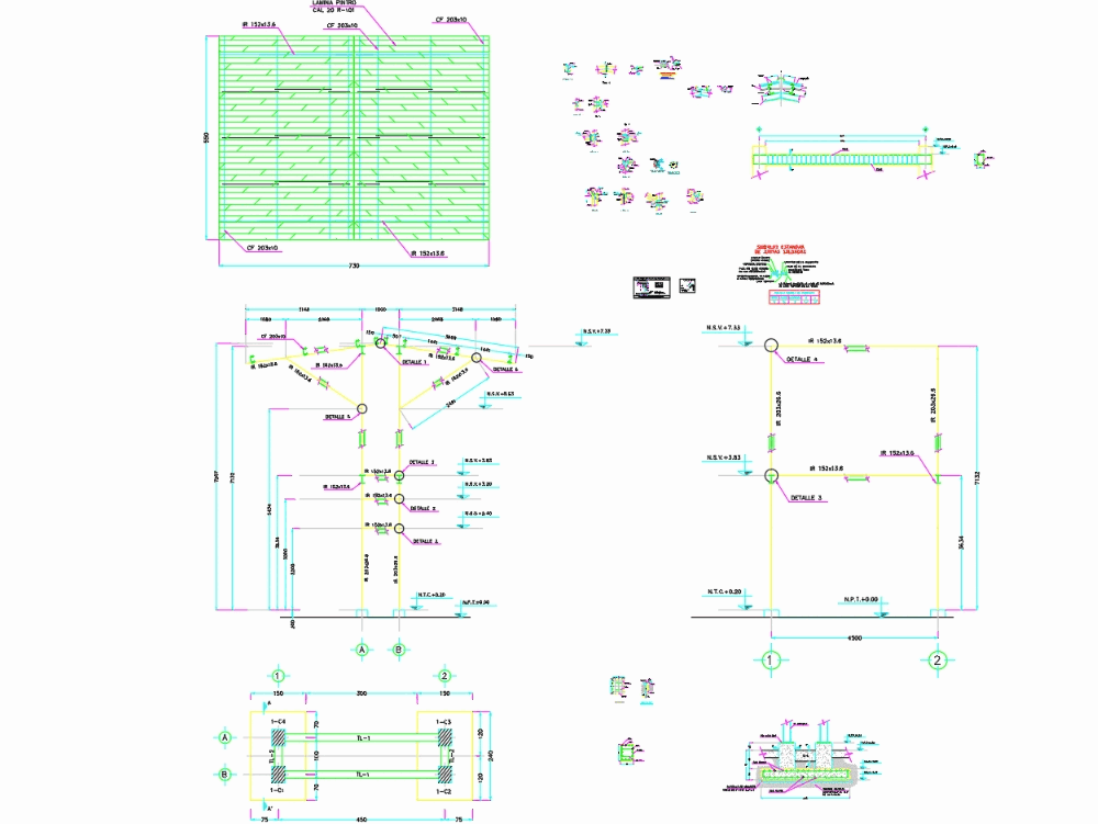 Station de chargement dans AutoCAD | Téléchargement CAD (786.46 KB) | Bibliocad