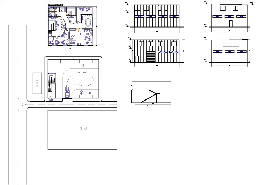Office building in AutoCAD | CAD download (760.94 KB) | Bibliocad